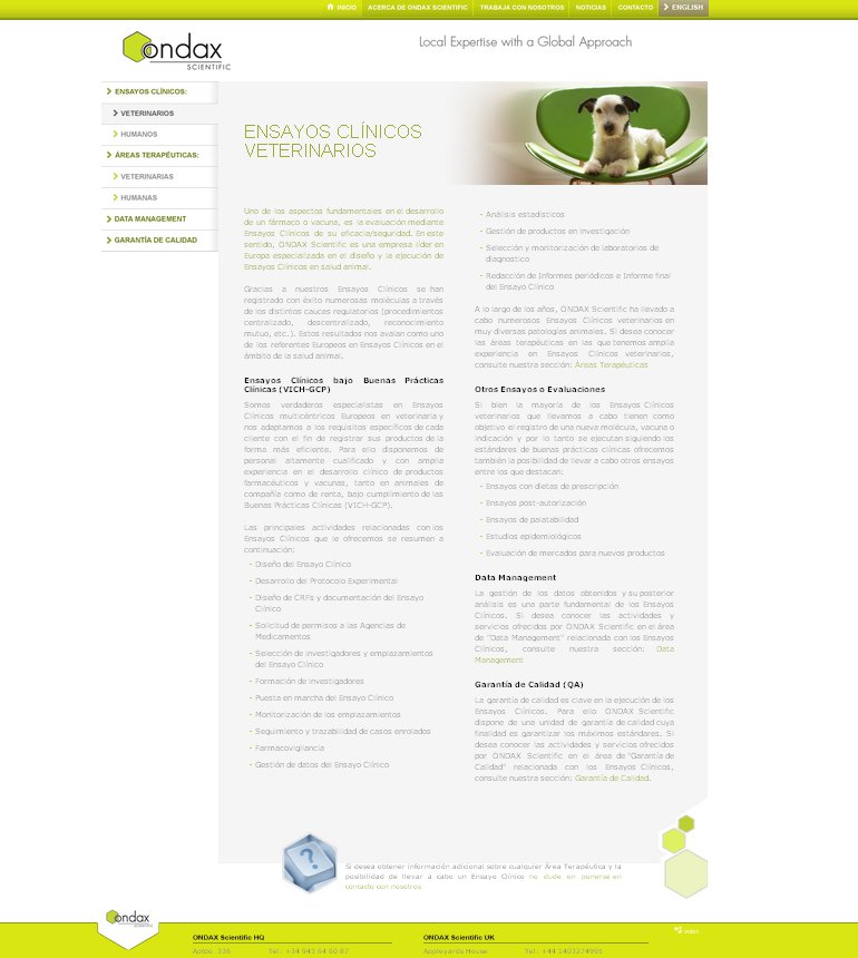 ONDAX Scientific Presenta Su Nueva Web | Blog Veiss